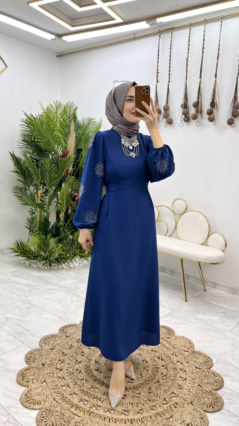 İndigo Çisem Elbise Tesettür Giyim Modelleri En Uygun Fiyatlarla